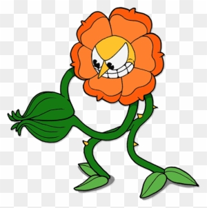 Cagney Carnation X Cuphead - Free Transparent PNG Clipart Images Download