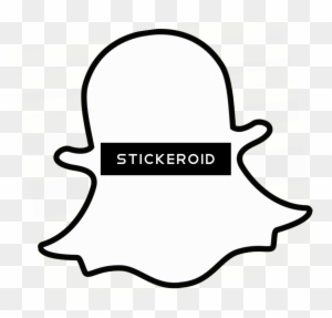 Snapchat Ghost Outline Transparent Png - Snapchat Logo White - Free ...