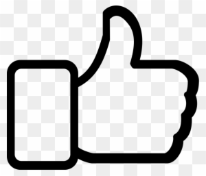 Like Button Black And White
