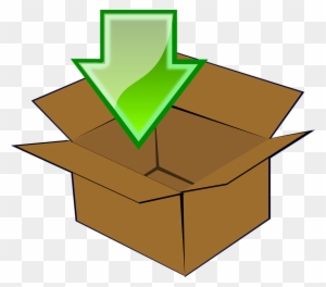 Cardboard Box Clipart Cardboard Closed Box Clip Art - Closed Cardboard ...