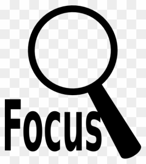 Focus - Black And White Target - Free Transparent PNG Clipart Images ...