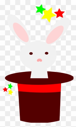 Magician Hat With Rabbit - Rabbit In Hat Clipart - Free Transparent PNG ...