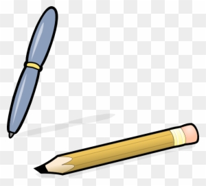Pens And Pencils Clipart - Cartoon Pencil Horizontal - Free Transparent ...