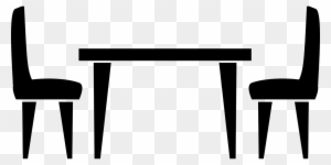 Office Supplies - Table And Chairs Logo - Free Transparent PNG Clipart ...