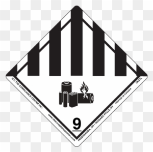 Class 9 Hazardous Materials - Free Transparent PNG Clipart Images Download