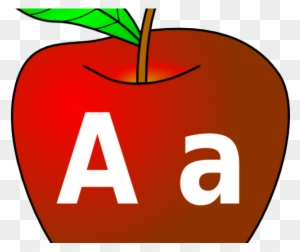 Letter A Apple Clipart
