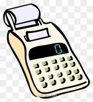 Calculator Royalty Free Vector Clip Art Illustration - Calculator ...