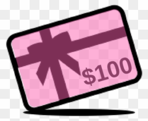 Virtual Gift Card $100 - Cartoon - Free Transparent PNG Clipart Images ...