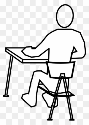 Person Sitting On Chair Clipart For Blueprint