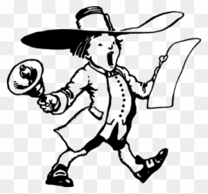 Town Crier Drawing Line Art Cartoon Announcer - Png Town Crier Clip Art ...