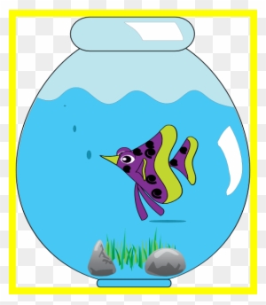 Image Black And White Fish Bowl Clipart Clip - Fish In A Bowl Clipart ...