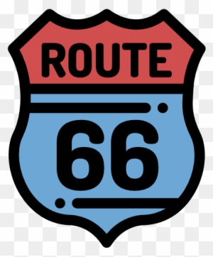 Route 66 - Route 66 Sign - Free Transparent PNG Clipart Images Download