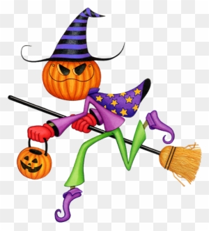Scarecrows With Pumpkin Heads - Halloween - Free Transparent PNG ...