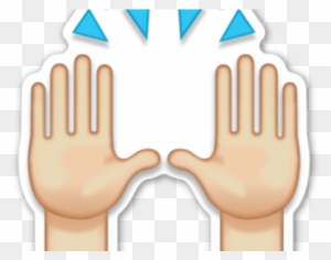 Person Raising Both Hands In Celebration Emoji - Hands In The Air Emoji - Free Transparent PNG ...