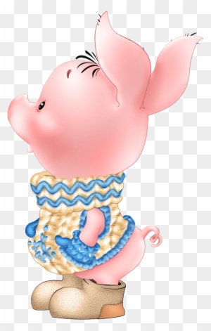 Pig - Animales Animados Que Representa La Primavera - Free Transparent ...