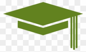 Graduation Cap - College Icon Green - Free Transparent PNG Clipart ...