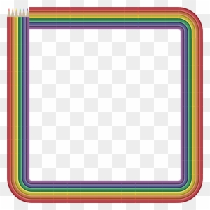 Colorful Picture Frame School Pictures - Frame For School Png - Free ...