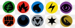 Pokemon Type Symbols Download - Pokemon Card Symbols - Free Transparent ...