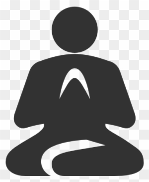 Buddhist Meditation Mindfulness Clip Art - Yoga Logo Beach Towel - Free ...