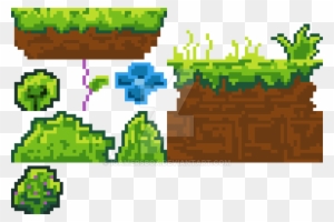 Drawing Bushes Pixel - My First Pixel Art - Free Transparent PNG ...