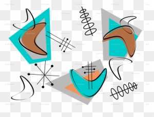 Retro Boomerang Shapes