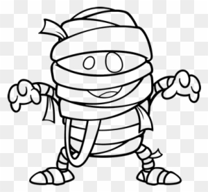 Mummy Clipart Black And White