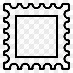 Postage Stamp Clipart Black And White