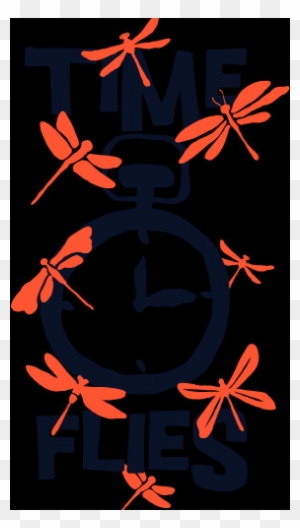 Time Flies - Graphic Design - Free Transparent PNG Clipart Images Download