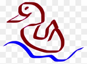 Clipart Duck Smashing Computer