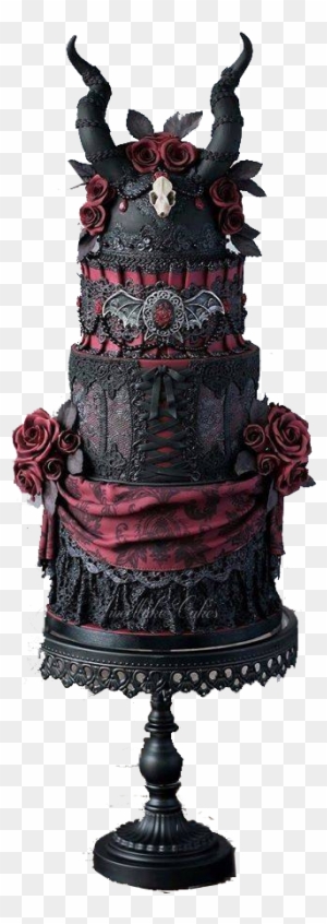 Birthday Halloween Dark - Gothic Cakes - Free Transparent PNG Clipart ...