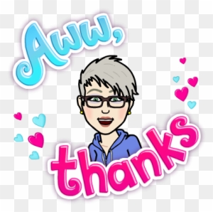 Wishing - Black Bitmoji Thank You - Free Transparent PNG Clipart Images ...