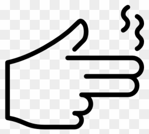 Graphic Library Library Shoot Free Hands And Gestures - Gun Shaped Hand ...