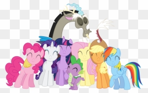 Big Hug By Masemj On Deviantart - My Little Pony 6 Mane And Spike ...