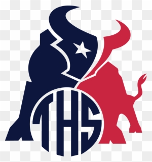 Houston Texans Toro Monogram Decal Monogram Decal, - Houston Texans ...