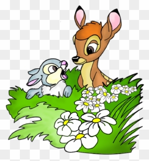 Bambi Clipart Bambi Character - Bambi And Thumper Transparent - Free ...