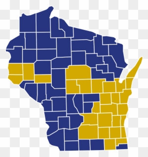 Wisconsin 2016 Election Results By County - Free Transparent PNG ...