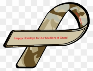 Support Our Troops Ribbon - Free Transparent PNG Clipart Images Download