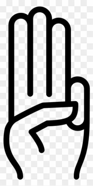 Three Finger Hand Clip Art - 3 Fingers Png - Free Transparent PNG ...