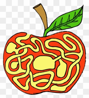 Labyrinth, Apple, Riddle, Fruit, Red, Sheet, Fun, Logic - Labyrinth ...