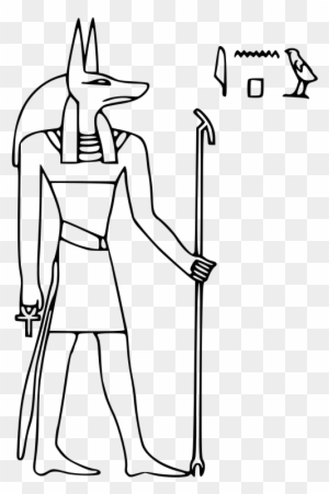 Medium Image - Anubis Egyptian Drawing - Free Transparent PNG Clipart ...