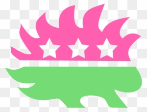 Black Libertarian Porcupine 555px - Libertarian Porcupine Sticker ...