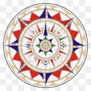 Replica Of A Wind Rose From One - Wind Rose Png - Free Transparent PNG ...