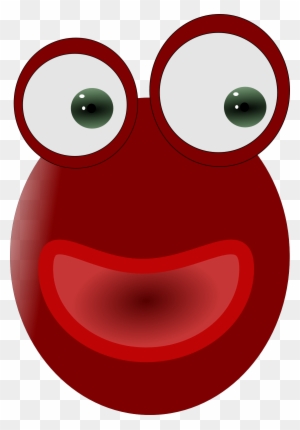 Frog Clip Art Eyes Transprent Png Free - รอย ยิ้ม สี แดง - Free ...