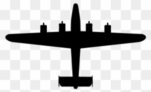 Jet Clipart Battle Plane - B 52 Bomber Silhouette - Free Transparent ...