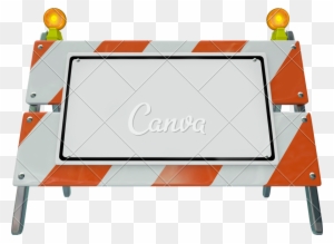 Barricade Barrier Construction Road Sign Blank Copy - Nursing Barriers ...