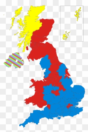 1974 General Election Map - Free Transparent PNG Clipart Images Download