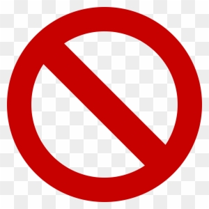 Prohibited Items - Not Allowed - Free Transparent PNG Clipart Images ...