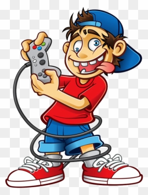 Kid Playing Video Games Png - Obsessed Clipart - Free Transparent PNG ...