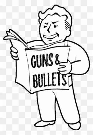 Transparent Library Bullets Drawing - Fallout Guns And Bullets Page ...