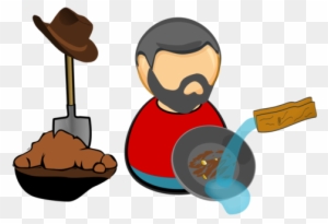 California Gold Rush Gold Miner 8bit Gold Mining Cartoon - Gold Rush ...